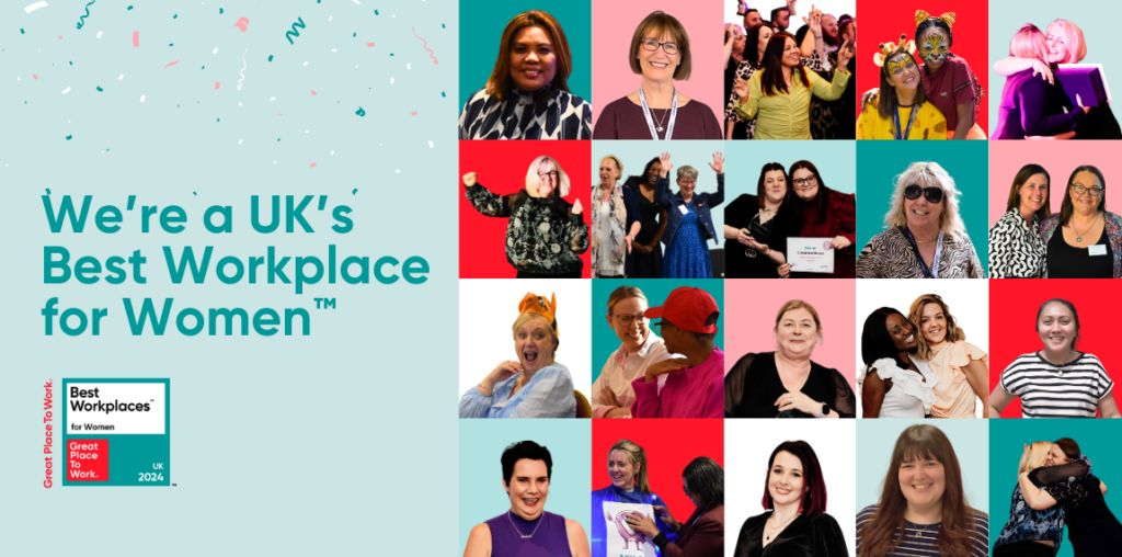 We're one of the UK's Best Workplaces for Women™ 2024 - Consensus
